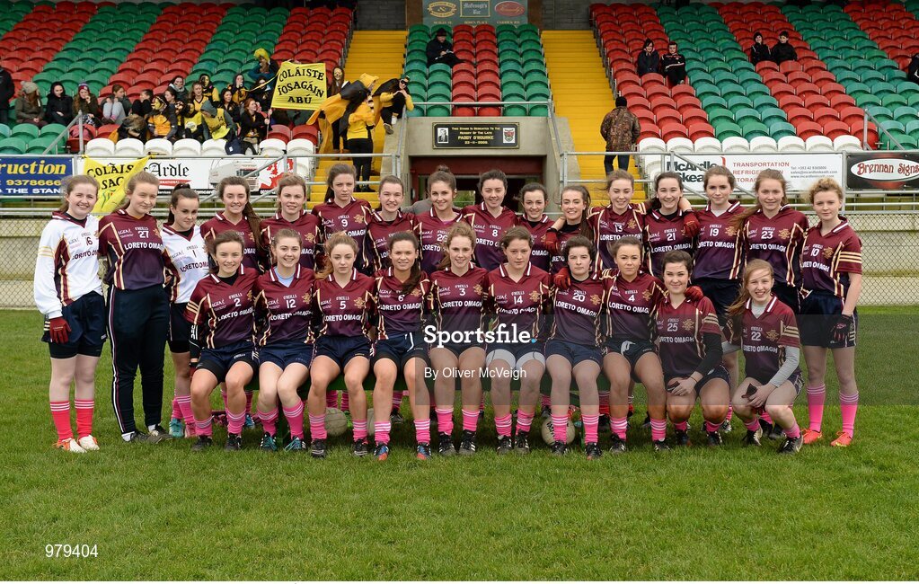 Sportsfile - Coláiste Íosagáin S.S. Stillorgan v Loreto Omagh - TESCO ...