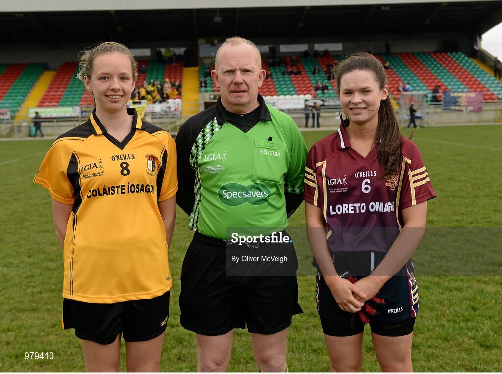 Sportsfile - Coláiste Íosagáin S.S. Stillorgan v Loreto Omagh - TESCO ...