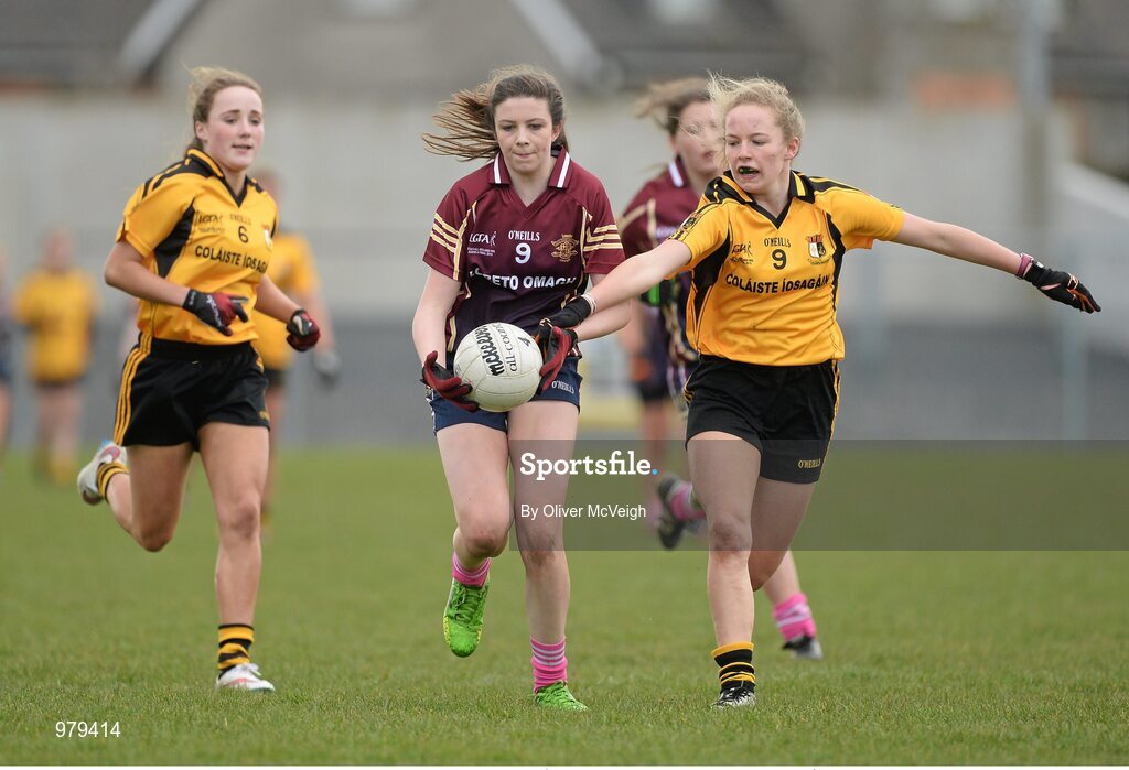 Sportsfile - Coláiste Íosagáin S.S. Stillorgan v Loreto Omagh - TESCO ...