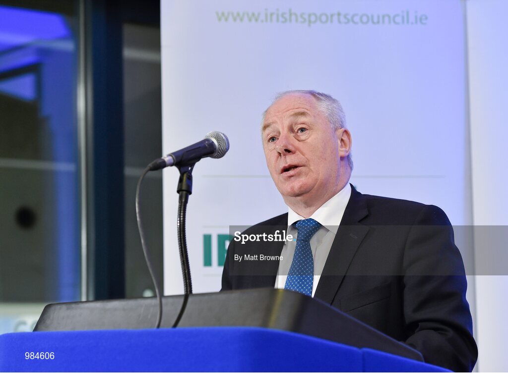 Sportsfile - Minister of State for Tourism and Sport Michael Ring T.D ...