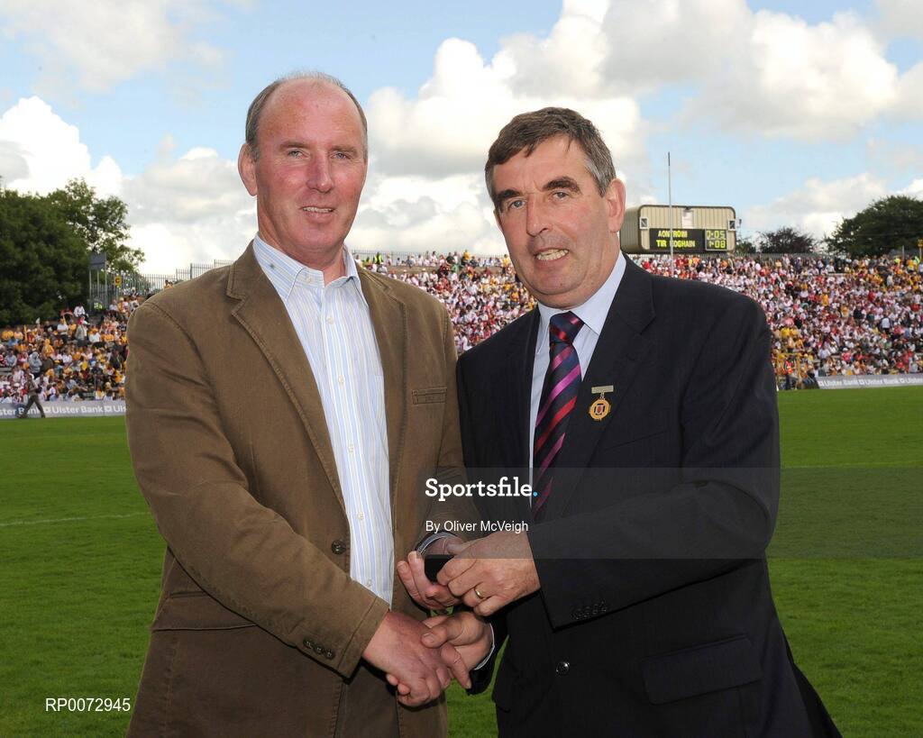 Sportsfile - Presentation to Tyrone 1984 Jubilee Team - RP0072945