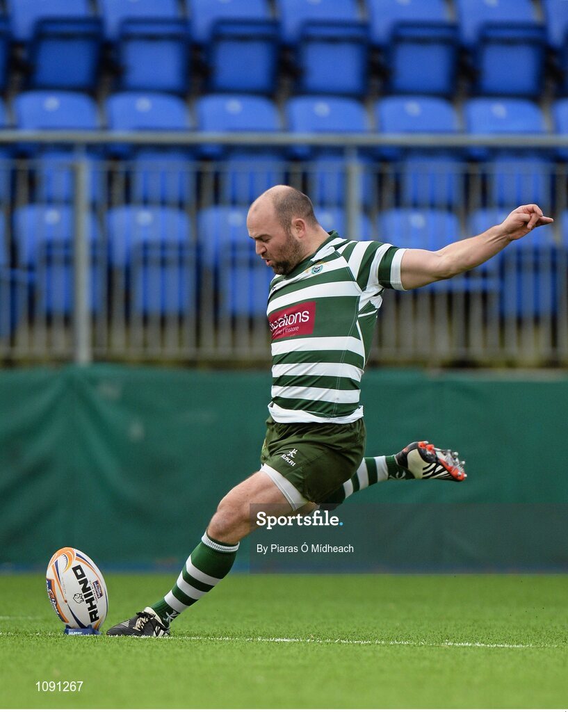Sportsfile - Greystones RFC v Wanderers - Bank of Ireland Senior League ...