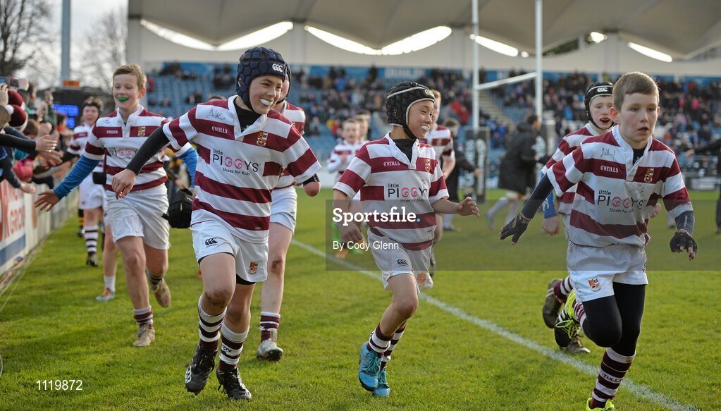 Sportsfile - Bank of Ireland Mini Rugby at Leinster v Ospreys ...