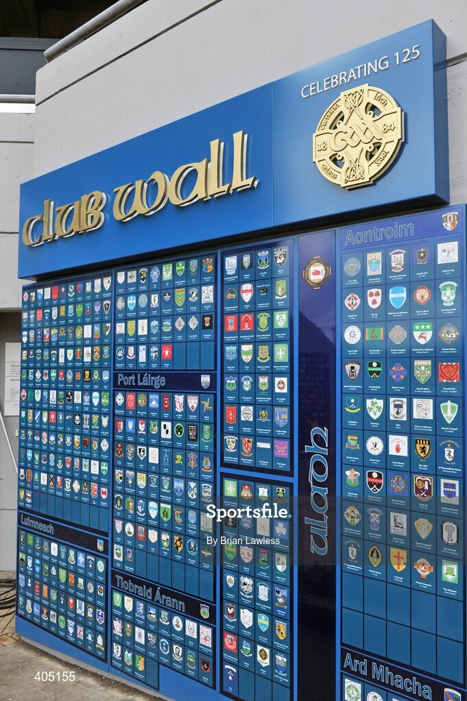 Sportsfile - Official Opening of the GAA Club Wall - 405155