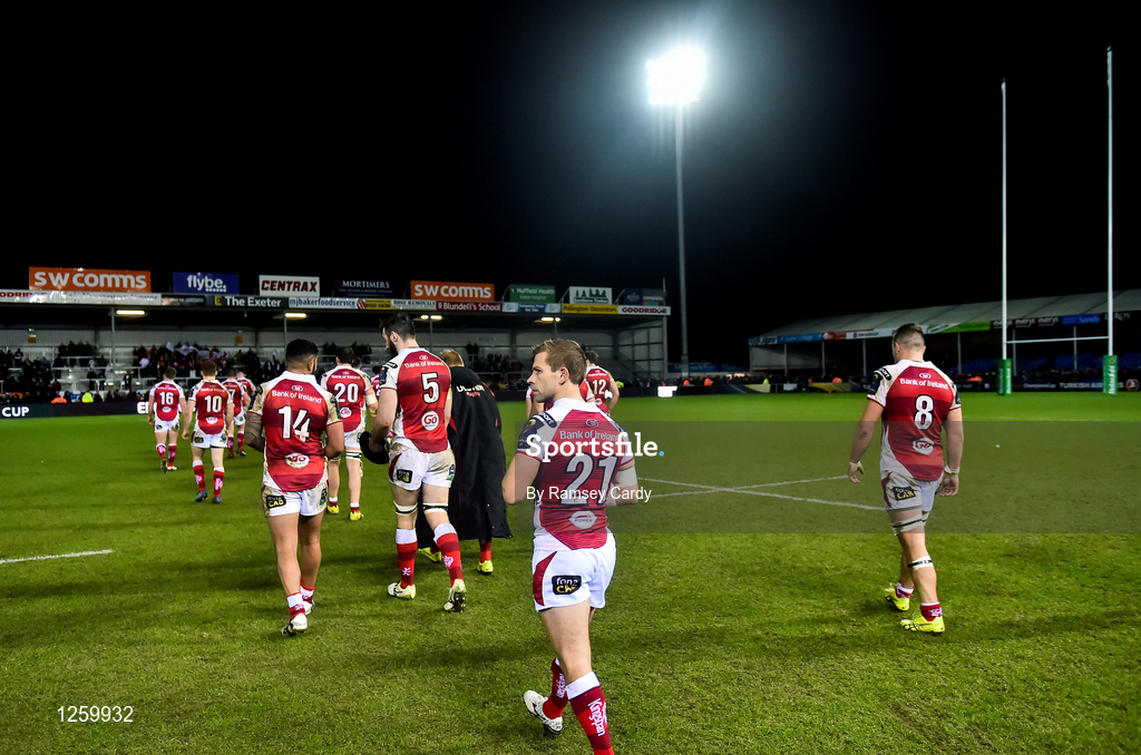 Sportsfile - Exeter Chiefs v Ulster - European Rugby Champions Cup Pool ...