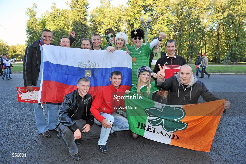 Sportsfile - Supporters at Russia v Republic of Ireland - EURO 2012 ...
