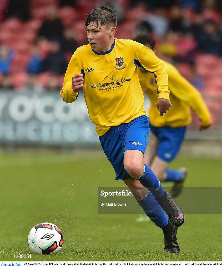 Sportsfile - Carrigaline United AFC v Tramore AFC - FAI Umbro U17 ...