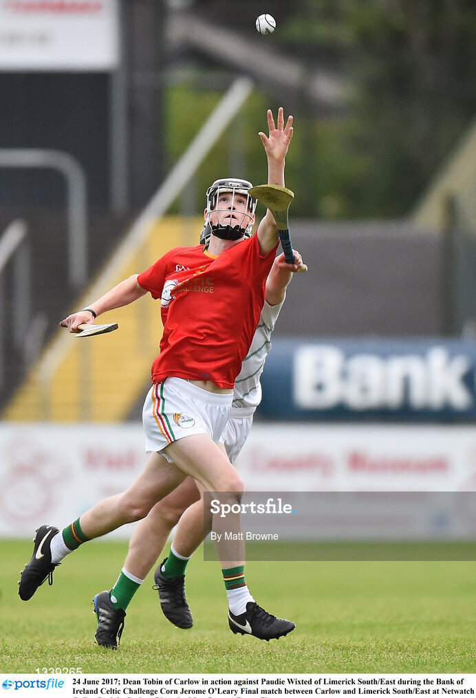 Sportsfile - Carlow v Limerick South/East - Bank of Ireland Celtic ...
