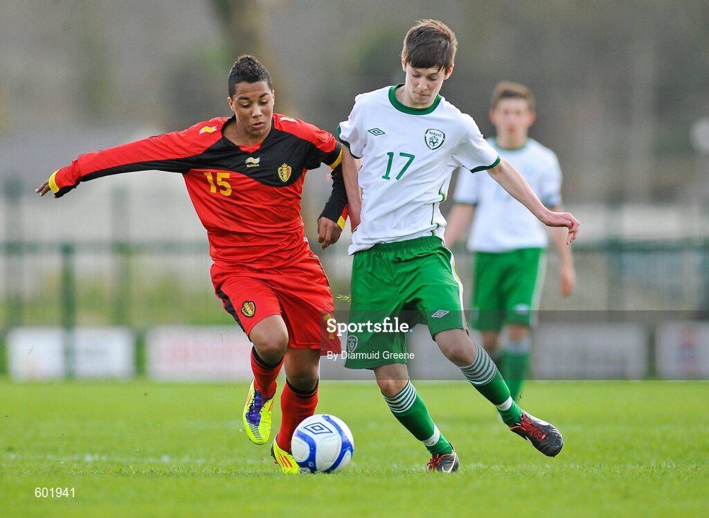 Sportsfile - Republic of Ireland v Belgium - U15 International Friendly ...