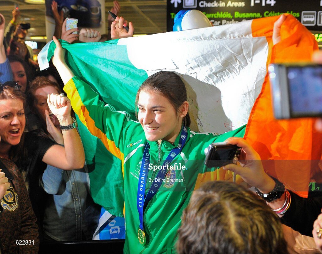 Sportsfile - Irish squad return from AIBA World Women's Boxing ...