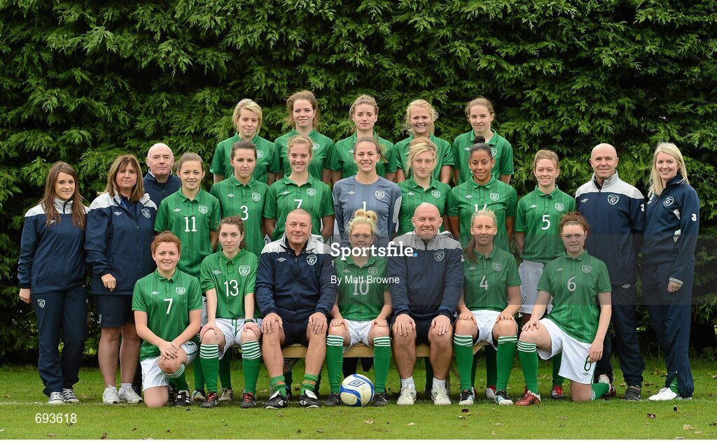 Sportsfile - Republic of Ireland Women's U19 Squad Photos - 693618